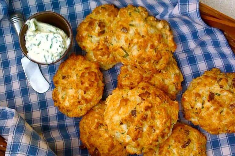 Cheddar, Bacon, and Fresh Chive Biscuits - Nora Murphy Country House