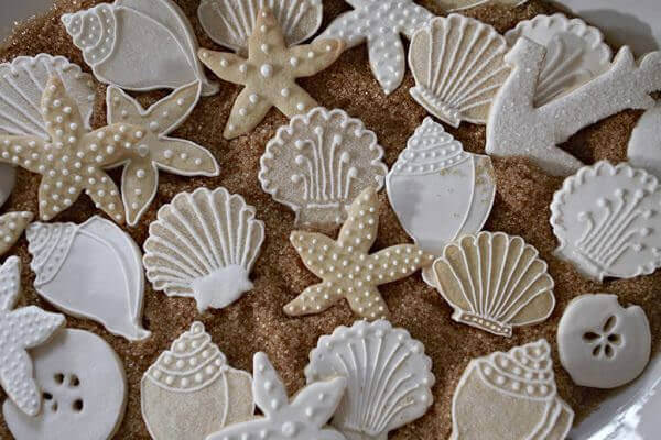Seashell Sugar Cookies - Nora Murphy Country House