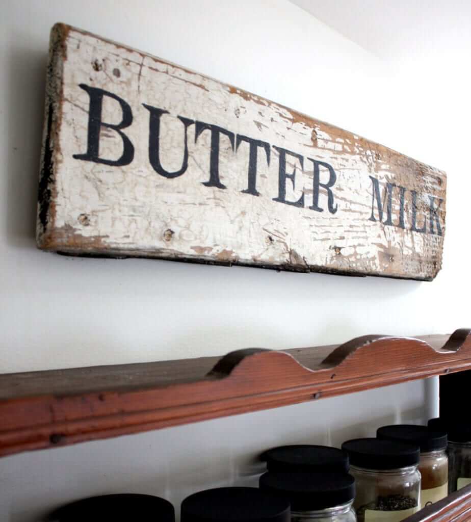 Butter & Milk Farmstand Sign - Nora Murphy Country House