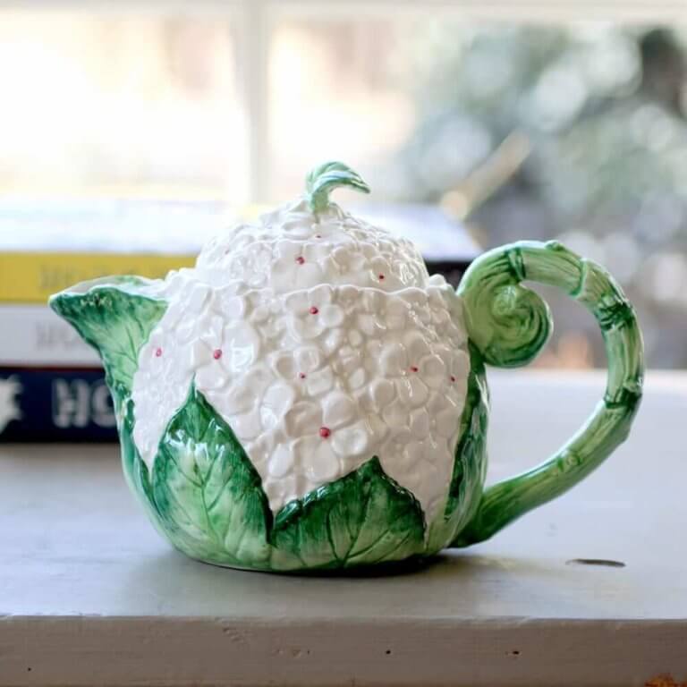 Nantucket Hydrangea Teapot - Nora Murphy Country House