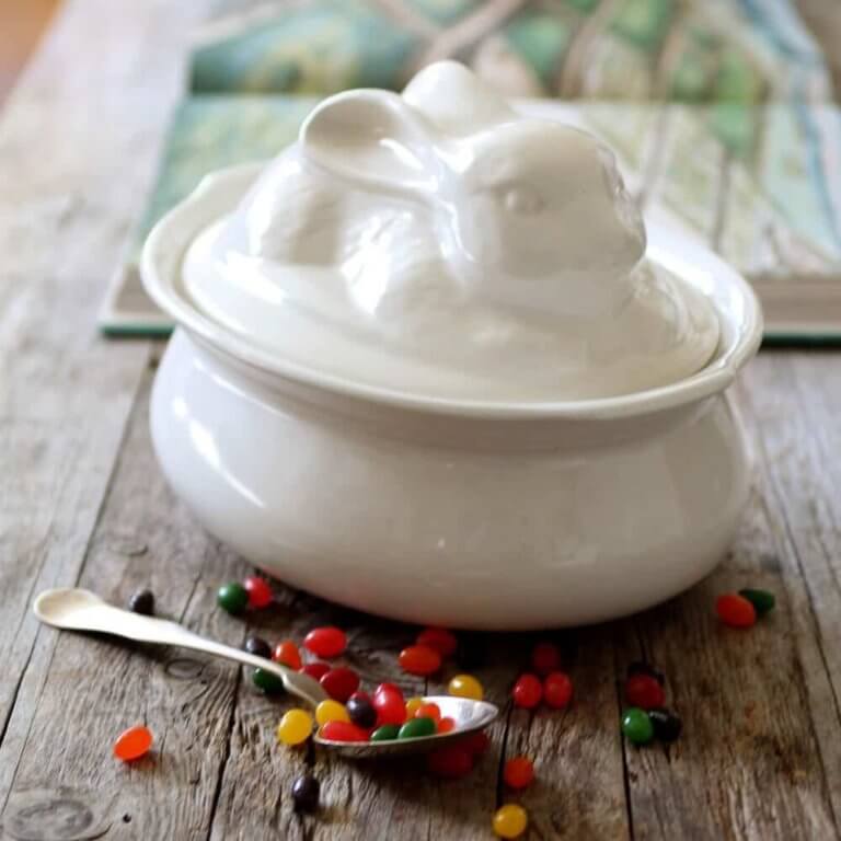 White Bunny Tureen - Nora Murphy Country House