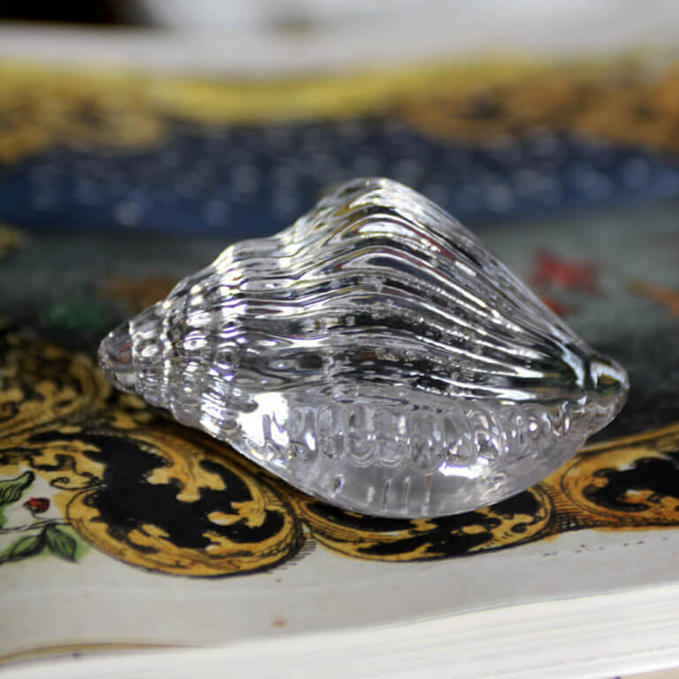 Glass Shell Paperweight - Nora Murphy Country House