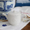 Nantucket Basket Ironstone Teapot - Nora Murphy Country House