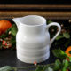 English Ironstone Pitcher - Nora Murphy Country House
