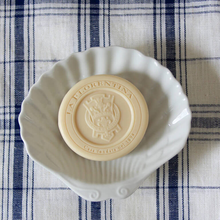 Ironstone Scallop Shell Dish & Soap - Nora Murphy Country House