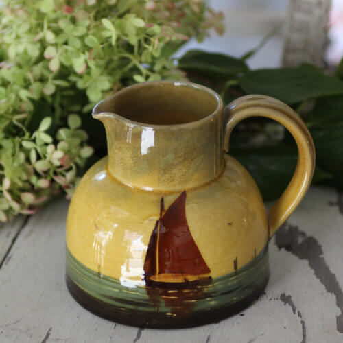 English Sailboat Pitcher - Nora Murphy Country House