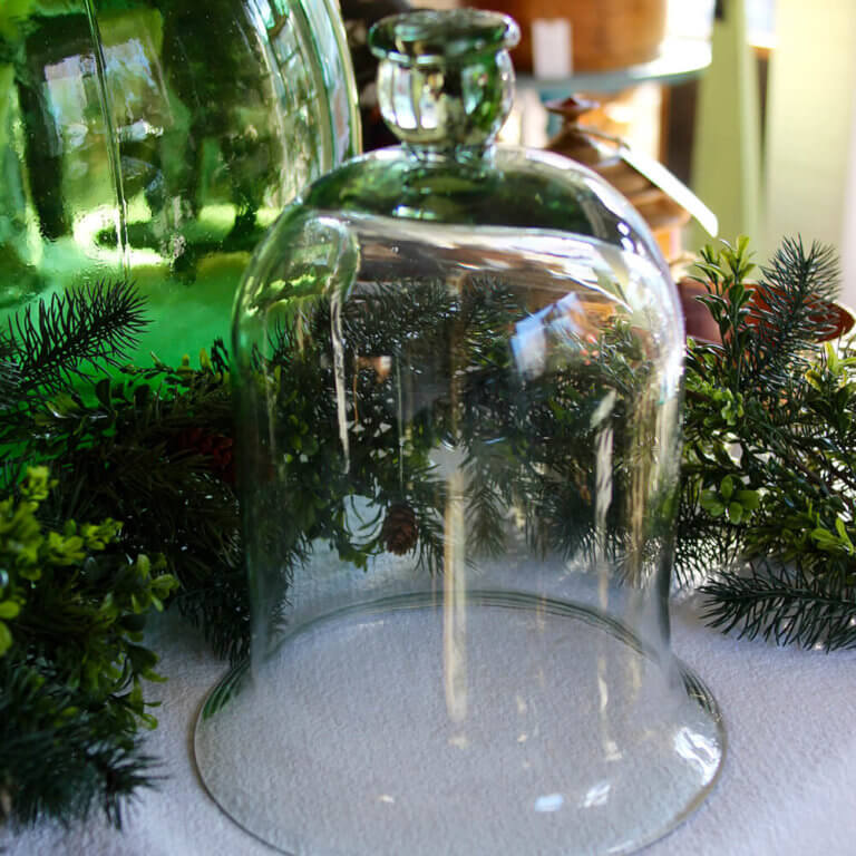 Fern Knob Glass Cloche - Nora Murphy Country House