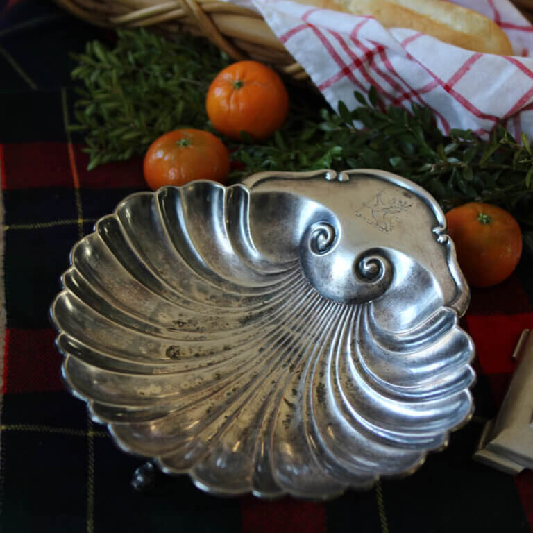 Antique Scallop Shell - Nora Murphy Country House