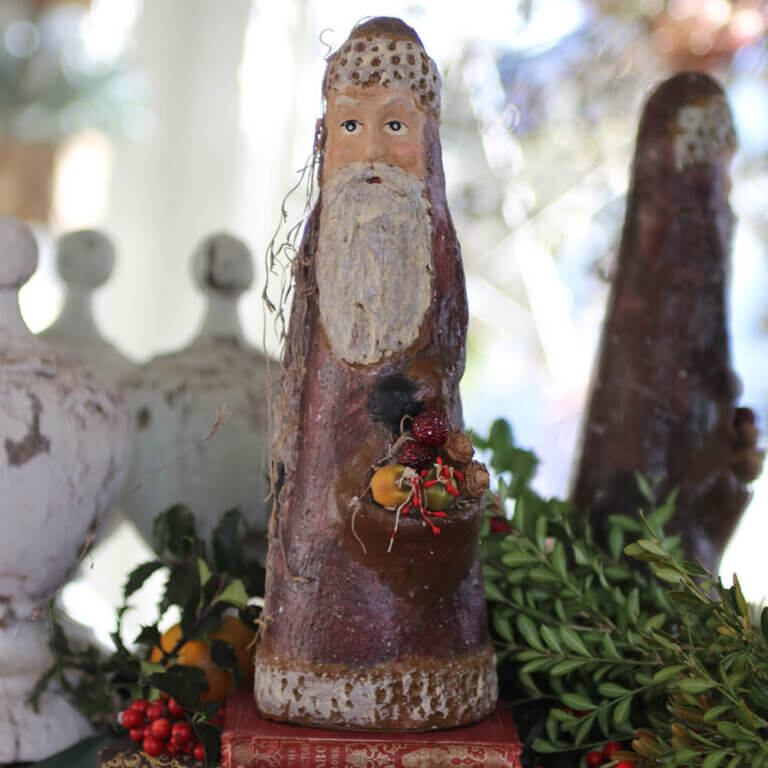 Vintage Primitive Santa - Nora Murphy Country House