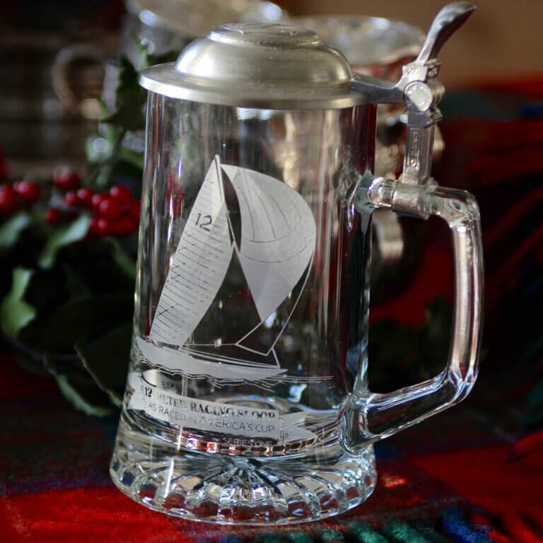12 Meter Racing Cup Beer Stein - Nora Murphy Country House