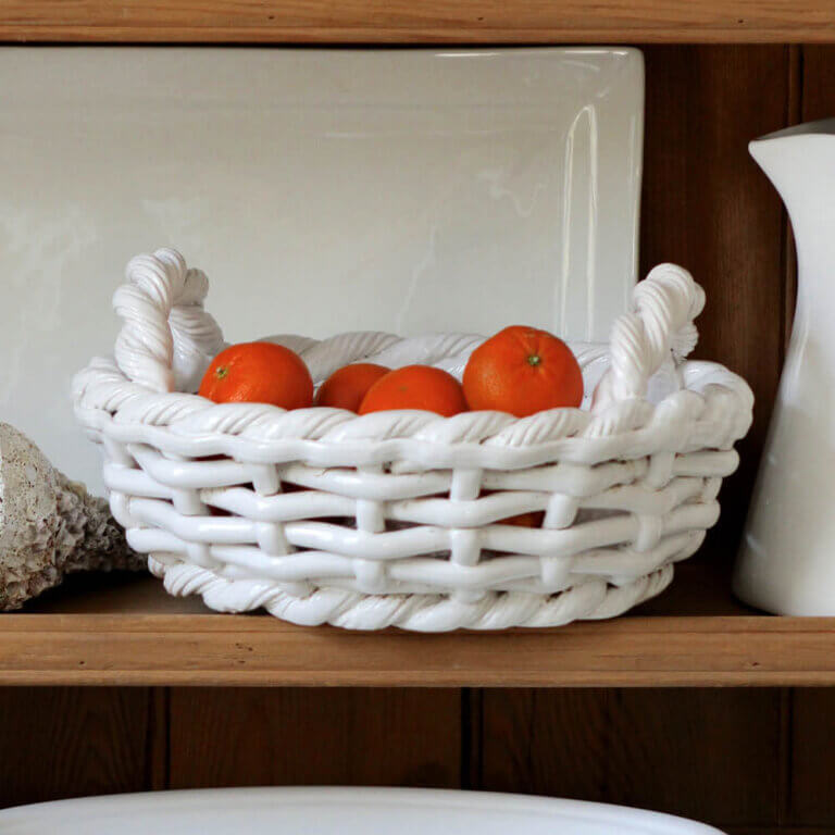 Country House Stoneware Basket - Nora Murphy Country House