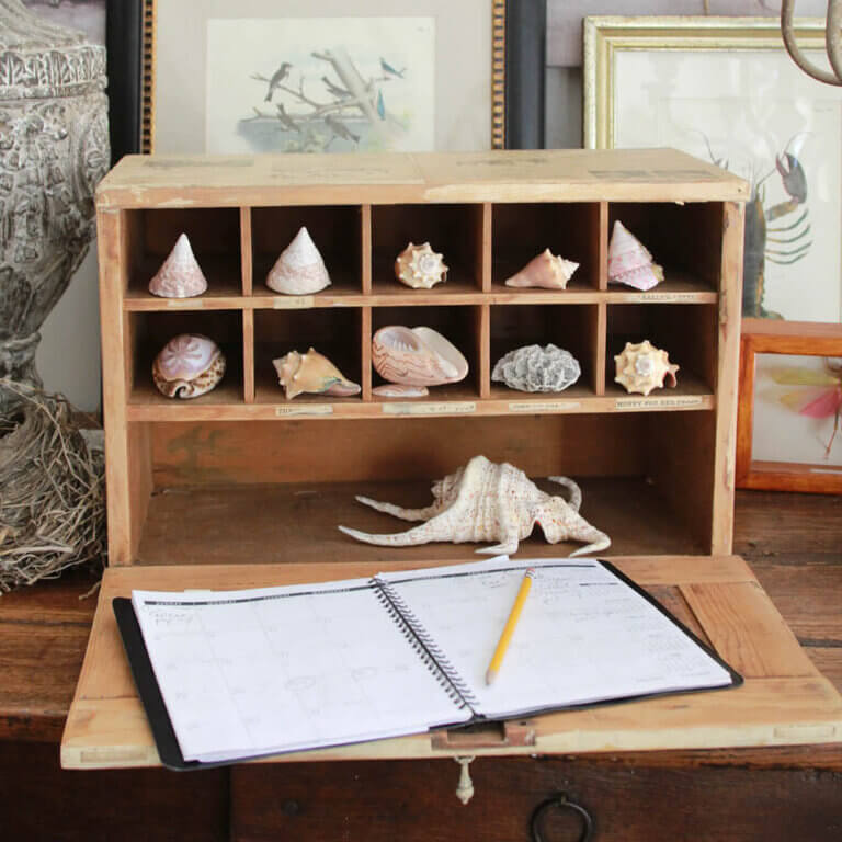 Lisa McCabe's Tabletop Desk & Cubbies - Nora Murphy Country House