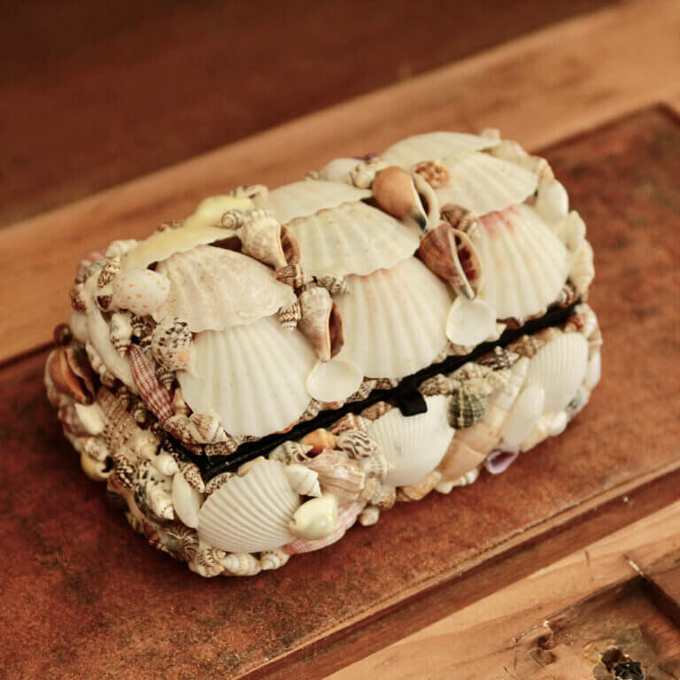 Domed Seashell Keepsake Box - Nora Murphy Country House