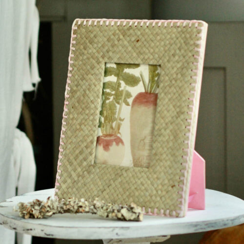 Preppy Woven Seagrass Photo Frame - Nora Murphy Country House