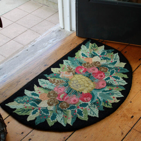 Claire Murray's 'Welcome' Hooked Rug - Nora Murphy Country House