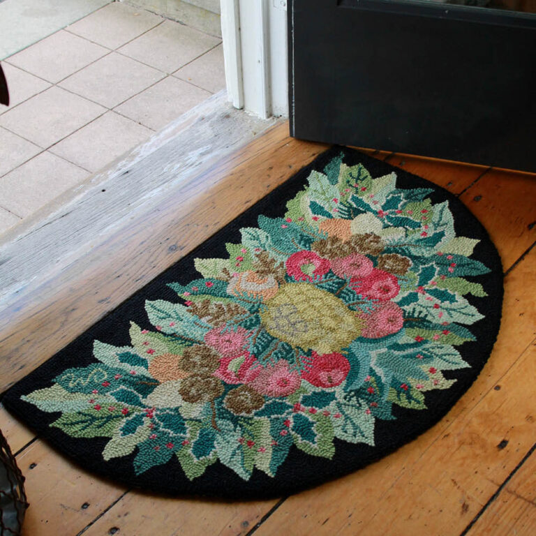 Claire Murray's 'Welcome' Hooked Rug - Nora Murphy Country House